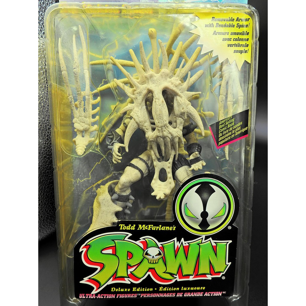 麥法蘭 1996年 SPAWN 第4代 EXO-SKELETON SPAWN 異色 爛臉 閃靈悍將 再生俠 J86-7 | 蝦皮購物