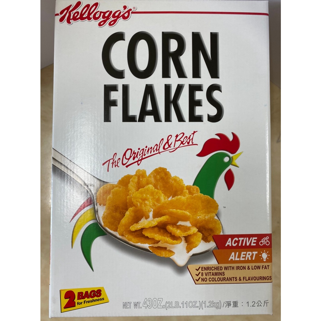 Costco 好市多 代購 現貨 Kellogg's 家樂氏CORN FLAKES 原味玉米片1200公克 可拆箱 一包 | 蝦皮購物