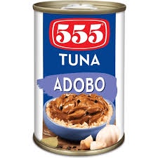 【Eileen小舖】菲律賓 555 TUNA ADOBO 醬汁鮪魚罐 155g 宵夜點心 披薩麵食 登山露營 烘焙食材 | 蝦皮購物