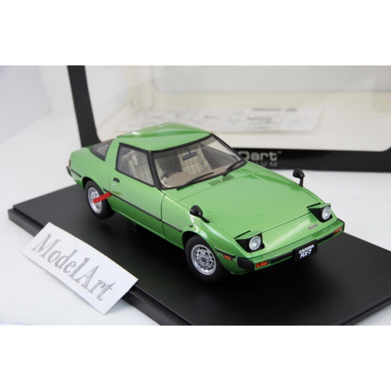 1:18 AUTOart Mazda Savanna RX-7(SA22C) 1978蘋果綠 金屬全開『現貨』 | 蝦皮購物