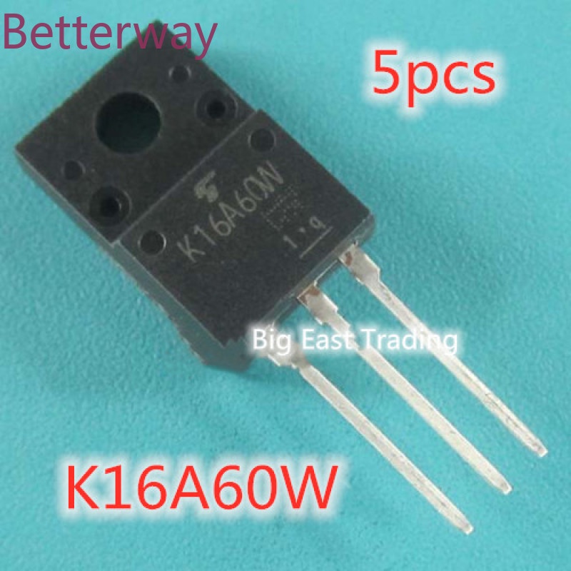 10 件 5 件 K16A60W MOSFET,質量保證全新 betterway | 蝦皮購物