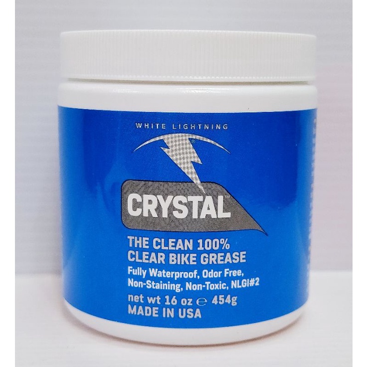 白閃電WHITE LIGHTNING CRYSTAL GREASE 水晶鋁質潤滑劑 提供培林滑順潤滑和長期持久的耐用度 | 蝦皮購物