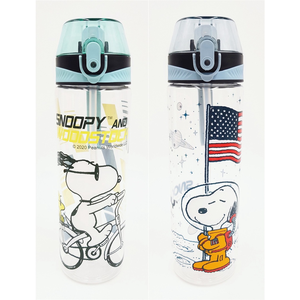 Snoopy 史努比 彈跳吸管 運動水壺 700 ml | 蝦皮購物