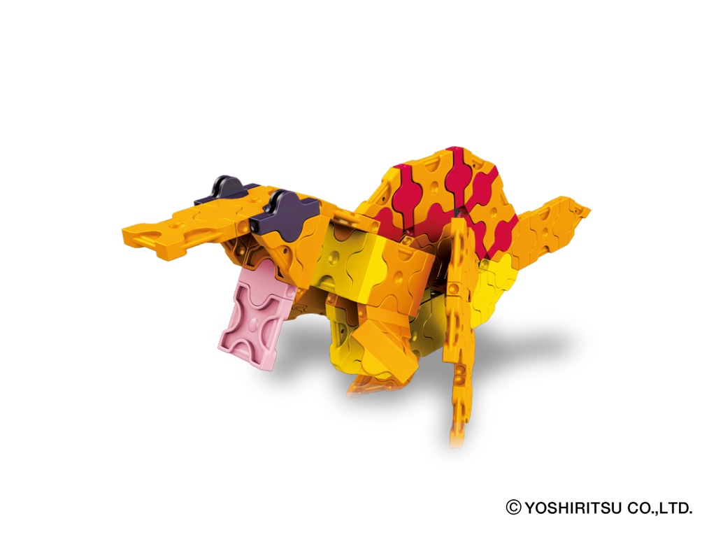 【LaQ】Q版棘龍 (88pcs) 日本製造立體3D拼接積木/益智玩具/台灣獨家代理 | 蝦皮購物