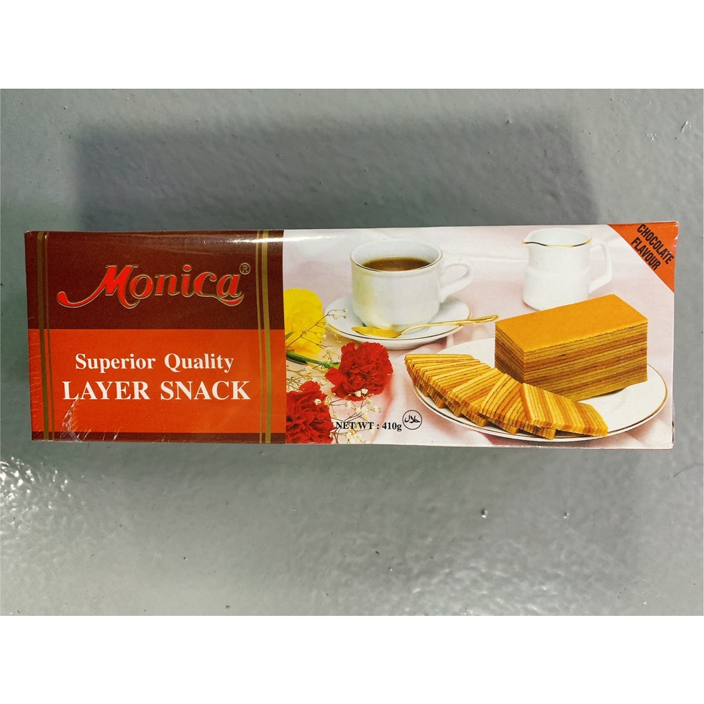 現貨🔥MONICA LAYER SNACK ORIGINAL SPESIAL 千層糕 410g 必吃 | 蝦皮購物