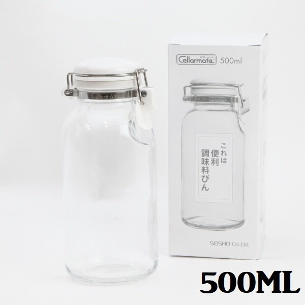 【小胖日貨】現貨 日本 星硝 Cellarmate 玻璃 醬料罐 調味料罐 醃漬罐 500ml 日本製 扣式 | 蝦皮購物