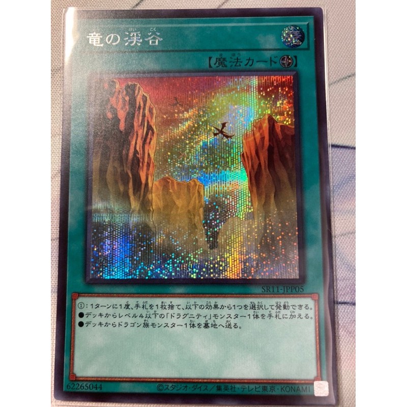 遊戲王卡 SR11-JPP05 龍之溪谷 (半鑽) | 蝦皮購物