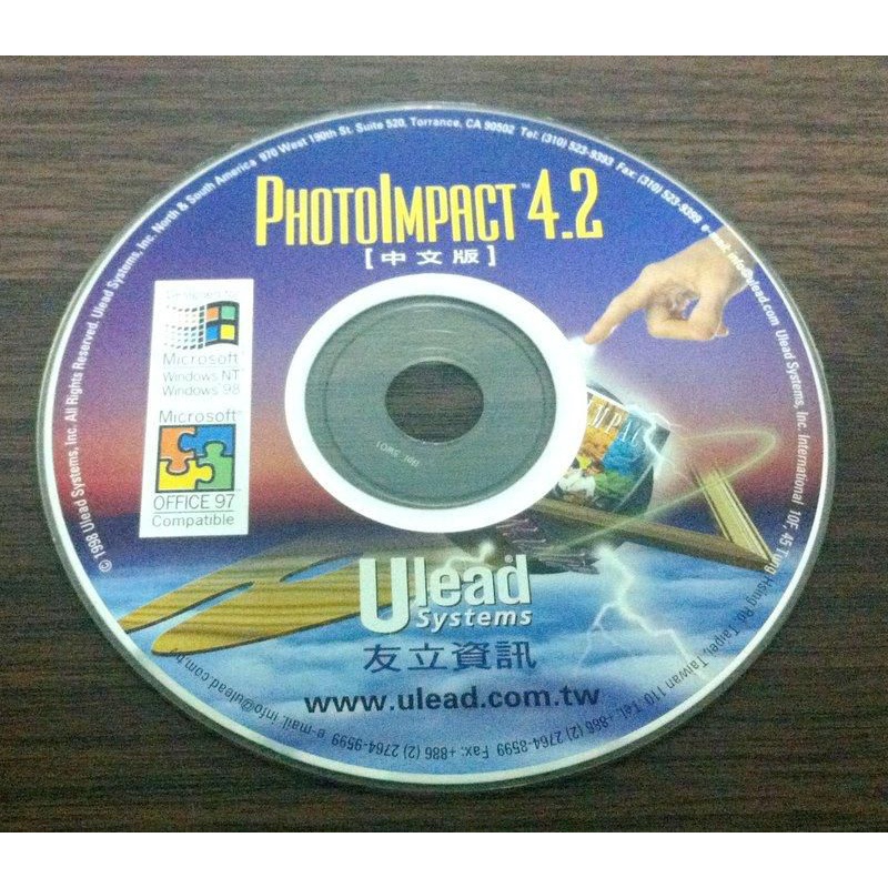 ULEAD--會聲會影PHOTOIMPACT4.2--中文版 ~二手 | 蝦皮購物