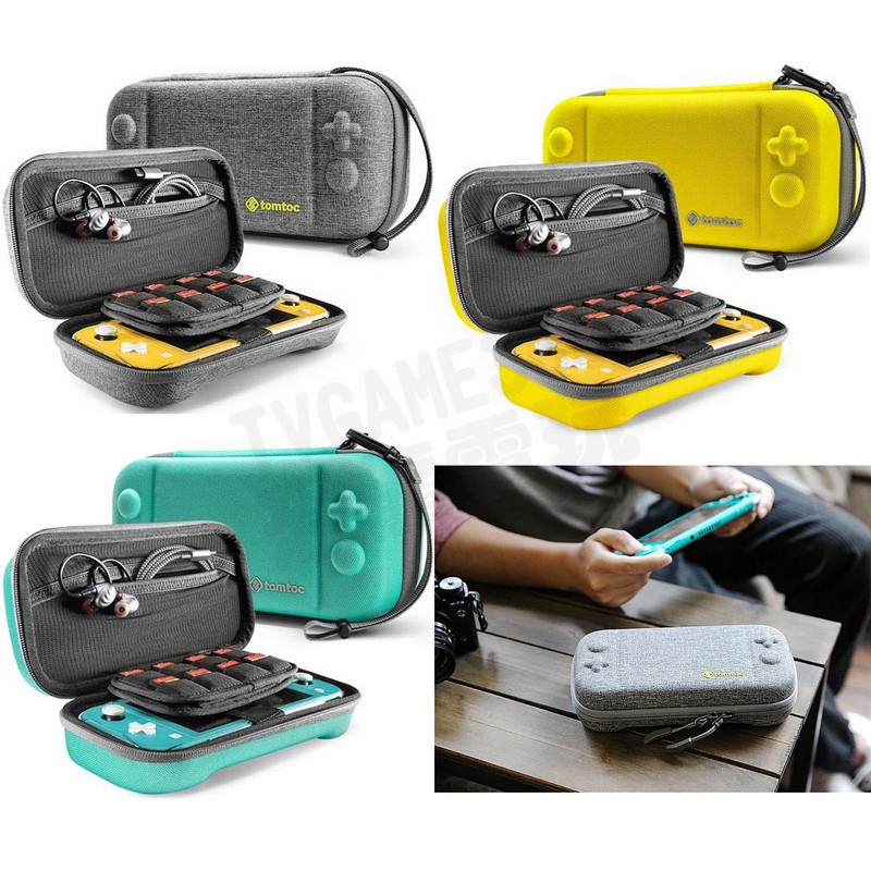 (超取免運費)任天堂 SWITCH NS LITE NSL 美國 TOMTOC 玩家首選旅行包 主機包 灰色 黃色藍綠色 | 蝦皮購物