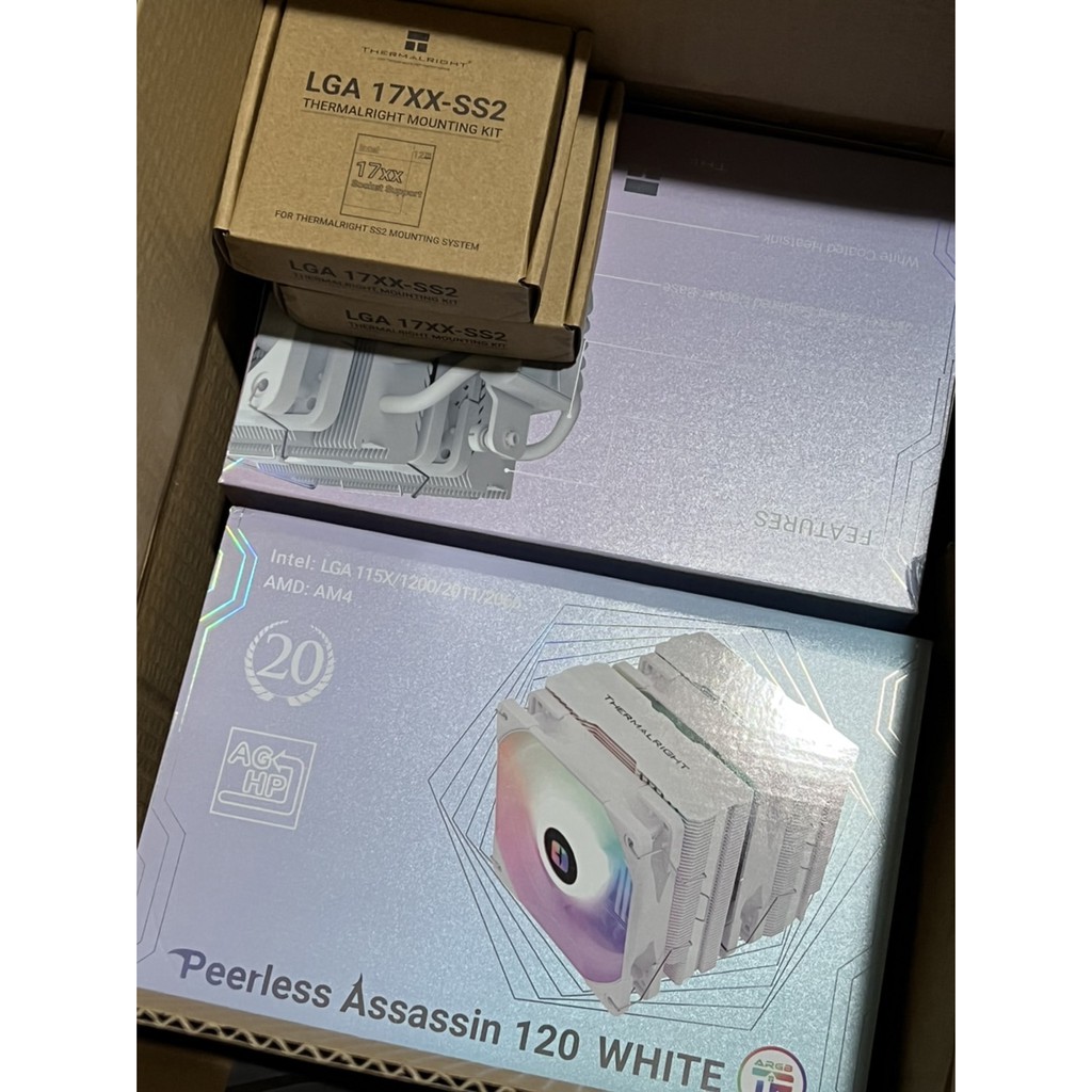 利民 PA120白WHITE ARGB 散熱器 塔散 附1700扣具 利民 Thermalright PA120 | 蝦皮購物