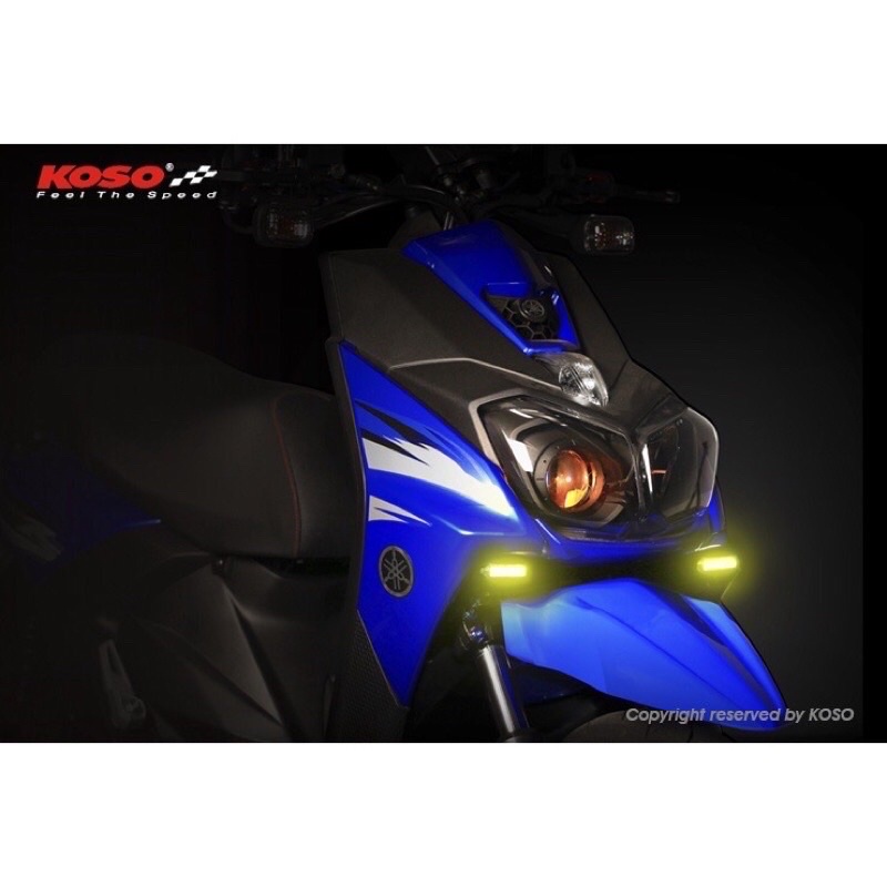 🛵 KOSO LED 前方向燈組 BWS R七期 燻黑殼 黃光 方向燈 | 蝦皮購物