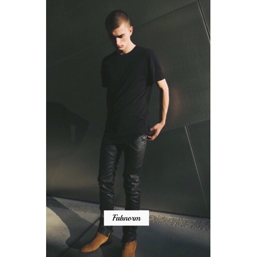 [fabnorm]MNML LA m11 原色上蠟褲 原色 黑膠褲 | 蝦皮購物