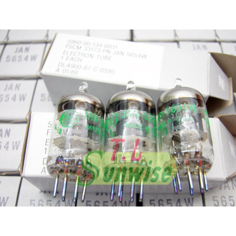 6AK5 NIB︽NO:5652美國 GE JAN 5654 W 真空管( 6J1 ; EF95 ; CV4010 一只 | 蝦皮購物