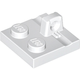 LEGO 樂高 白色 2x2 轉軸 公接頭 鉸鏈 Hinge Plate Locking 92582 | 蝦皮購物