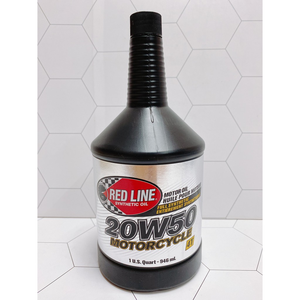 合沁車業 RED LINE 20W-50 4T 紅線機油 REDLINE 20W50 酯類 高油膜 耐高轉 耐高溫 | 蝦皮購物