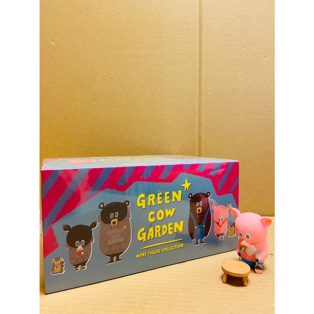 全新爛貨 正版購回 出清 盒玩 泡泡瑪特 POPMART 小川耕平 BG熊 GREEN COW 公仔 盲盒 隨機款 | 蝦皮購物
