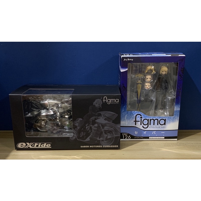 日版figma 126 Fate zero 西裝saber+ex:ride機車 | 蝦皮購物