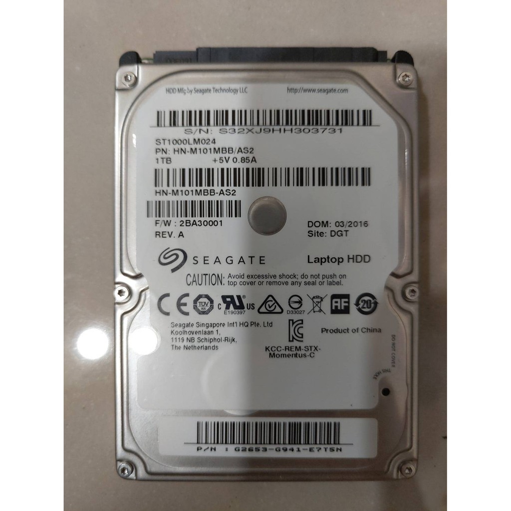 Seagate希捷1TB 2.5吋硬碟ST1000LM024筆記型電腦.非新梭魚BarracudaST1000LM048 | 蝦皮購物