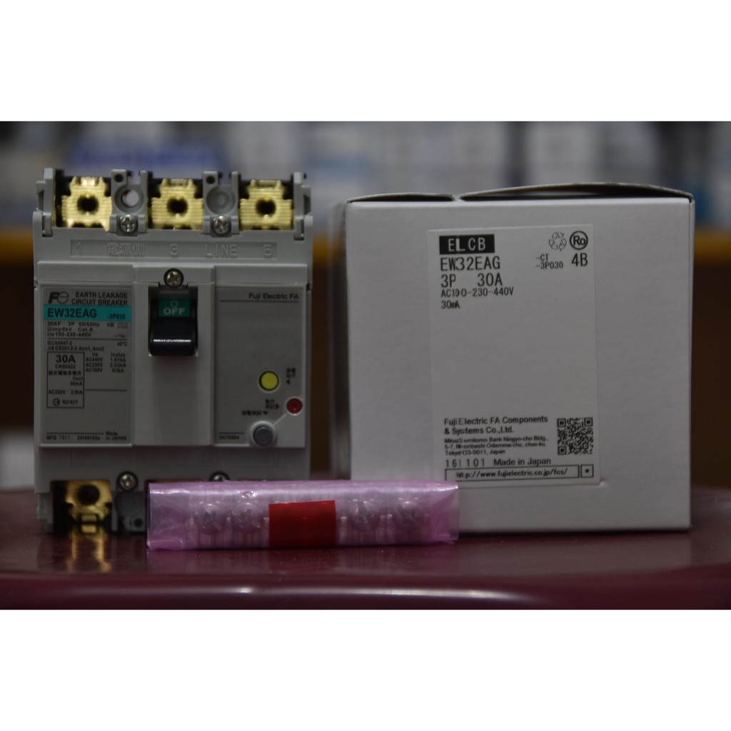 富士 漏電斷路器 ELCB EW32EAG 3P30A | 蝦皮購物