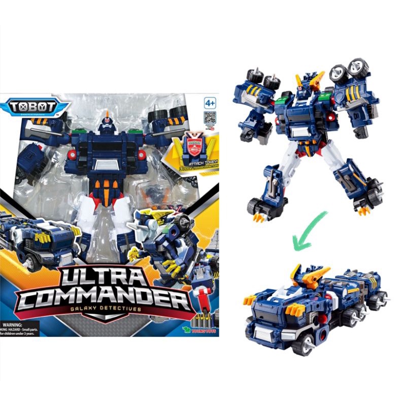 【TOBOT GD】宇宙奇兵 機器戰士 暴龍上將 ULTRA COMMANDER 變形機器人 麗嬰代理 | 蝦皮購物