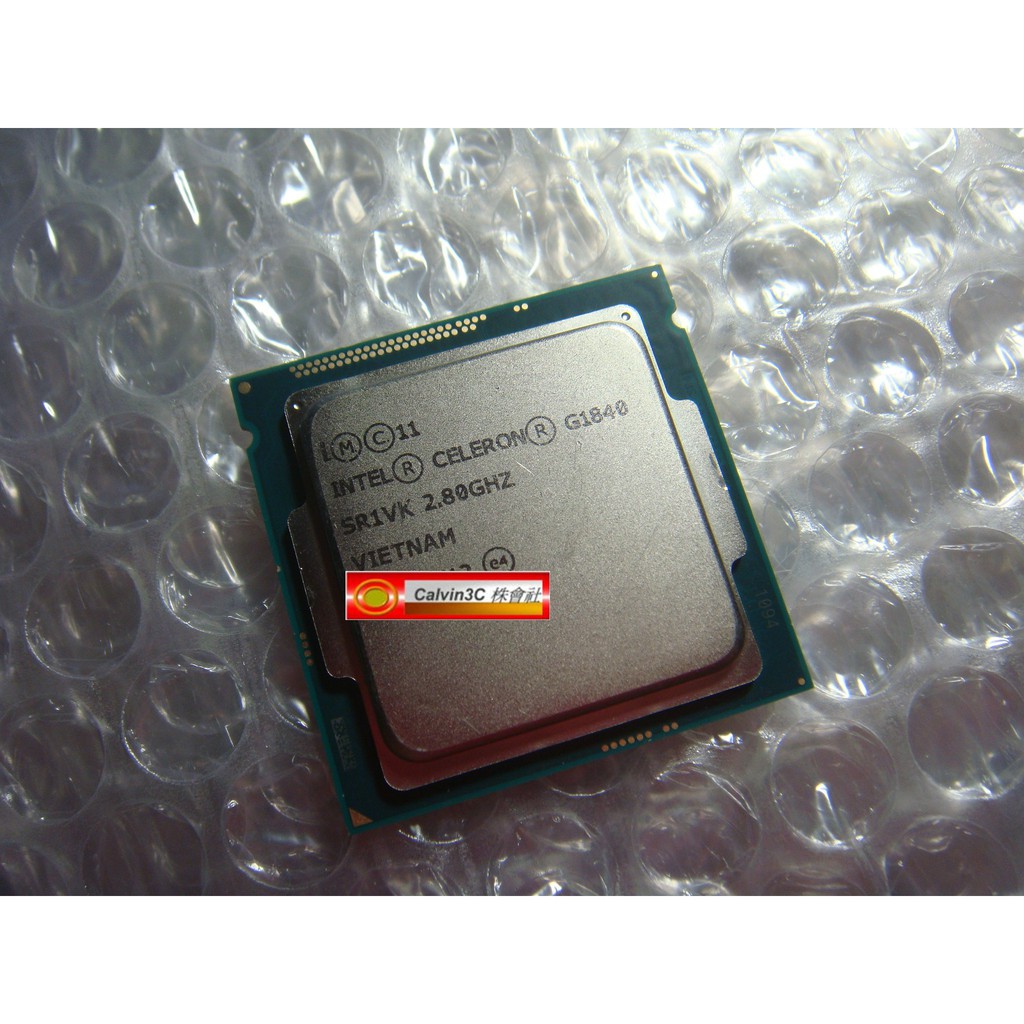 Intel Celeron 雙核心 G1840 正式版 1150腳位 內建顯示 速度2.8G 快取2M 製程22nm | 蝦皮購物