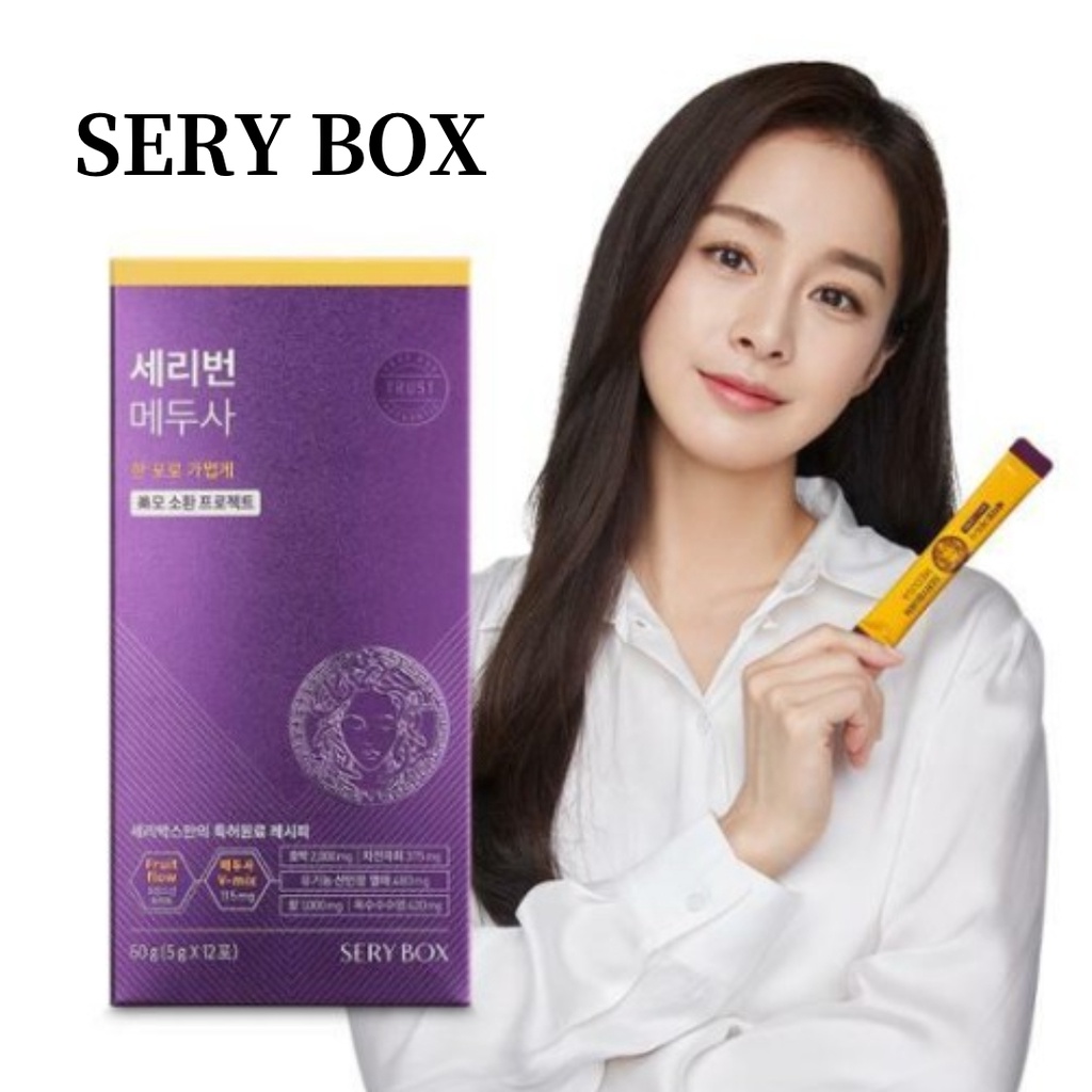 SERIBOX⎮Serivan Medusa 12包 輕喚美 植物衍生成分V-MIX原料 法國果流/來自韓國首爾 | 蝦皮購物