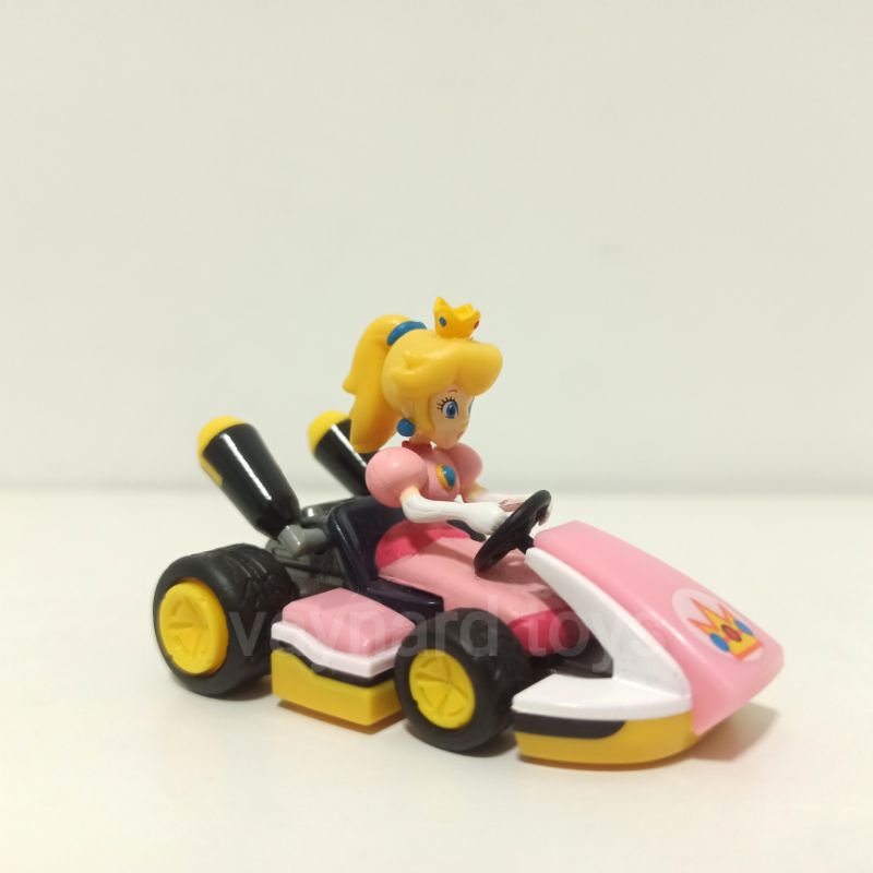 Mario Kart Peach Pull Back Car Mario Kart Mario Figure Peach | 蝦皮購物