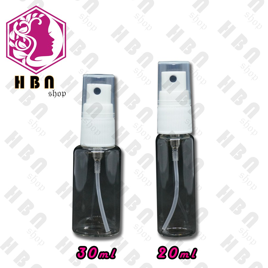 【HBN小舖】🌟 台灣製透明玻璃噴瓶(白頭)20ml、30ml 🌟 | 蝦皮購物