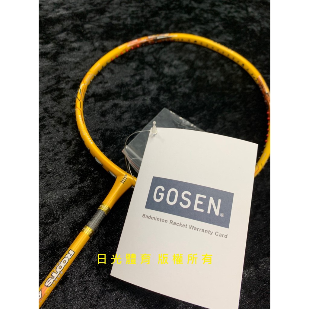 【日光體育收藏區】GOSEN ROOT GOLDLEX 羽球拍【贈拍袋、穿線】 | 蝦皮購物