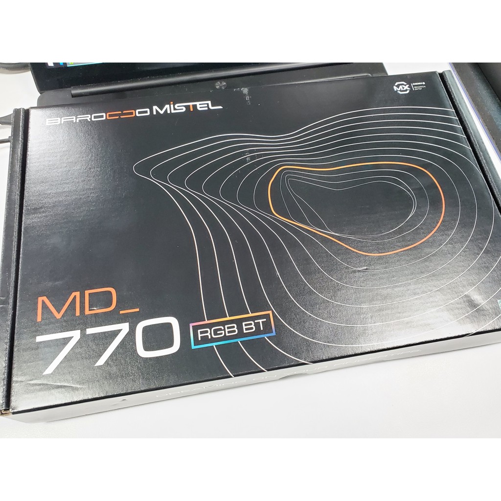 Mistel Barocco MD770 RGB BT 釉藍 人體工學鍵盤 茶軸 免運 | 蝦皮購物