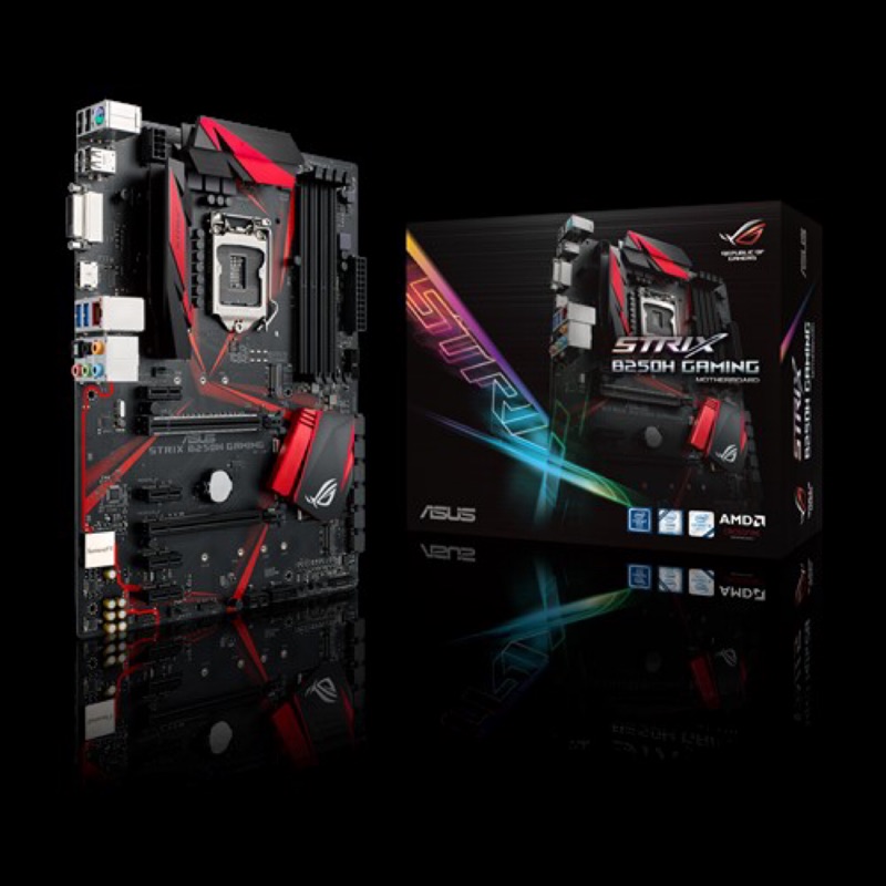 ASUS 華碩 梟鷹 ROG STRIX B250H gaming 電競 主機板 LAG1151 B250 保固內 | 蝦皮購物