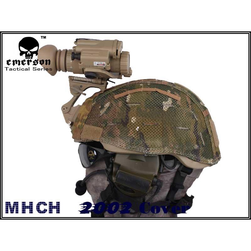 【QC軍品】EMERSON 愛默生 終極版 MICH2002 專用全地形迷彩 CP頭盔網罩 / 網狀盔布-BD5643 | 蝦皮購物