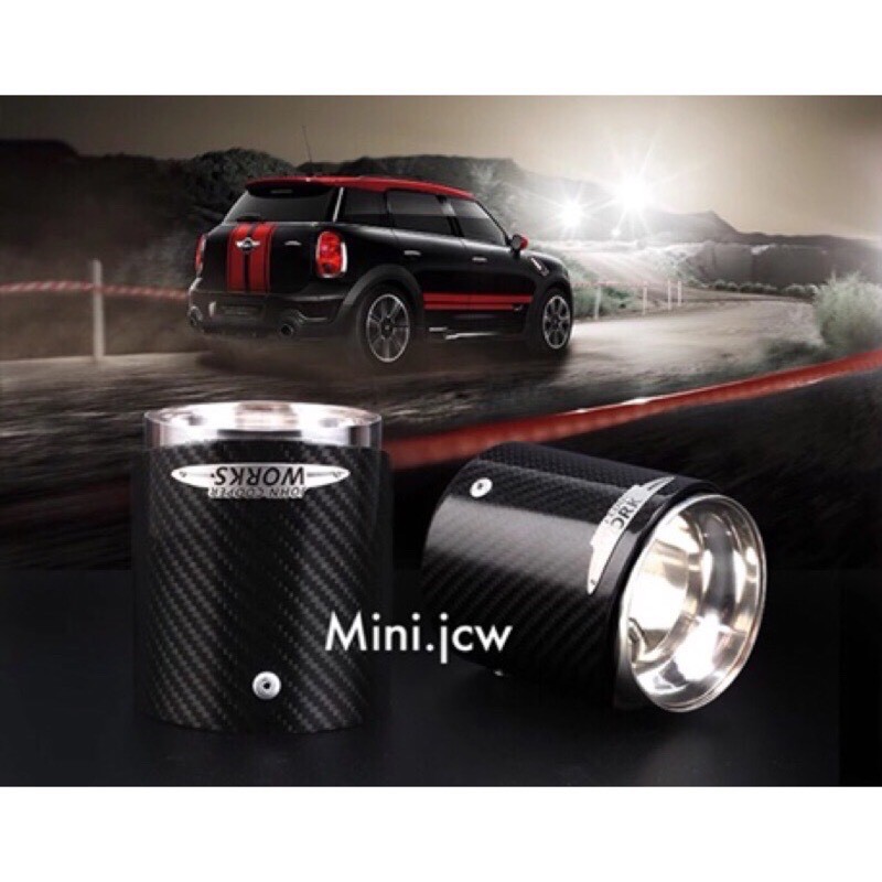 Micas/ MINI COOPER / 正碳纖維尾飾管/ R系列/ R55 / R56 /R58/ R60 / R61 | 蝦皮購物