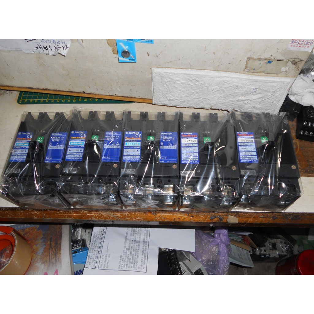 日本TERASAKI寺崎 無熔絲開關 XS30NB XS50NB 3P 3A 10A 船舶最愛 | 蝦皮購物