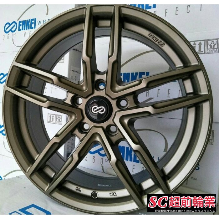 【超前輪業】經銷專賣 新款 ENKEI SQ32 SQ-32 18吋鋁圈 5孔114.3 古銅 喜美九代 ELANTRA | 蝦皮購物