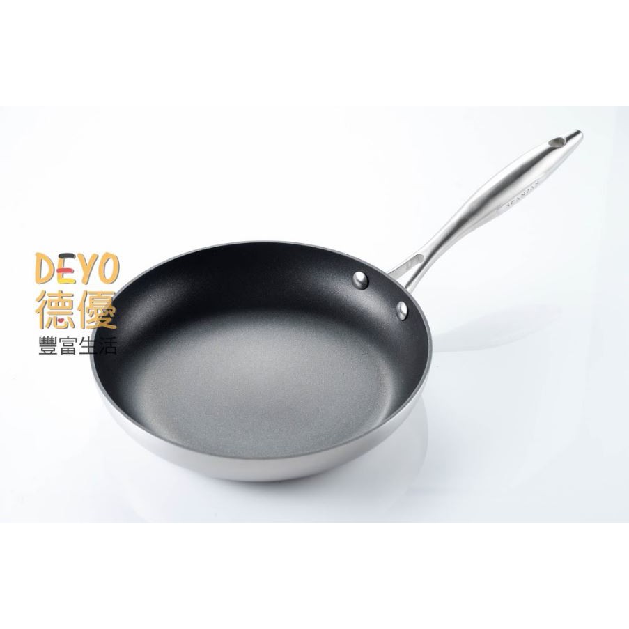 丹麥 思康 SCANPAN CTX 28 cm 平底鍋 陶瓷 鈦合金 不銹鋼 不沾鍋 行家系列 | 蝦皮購物