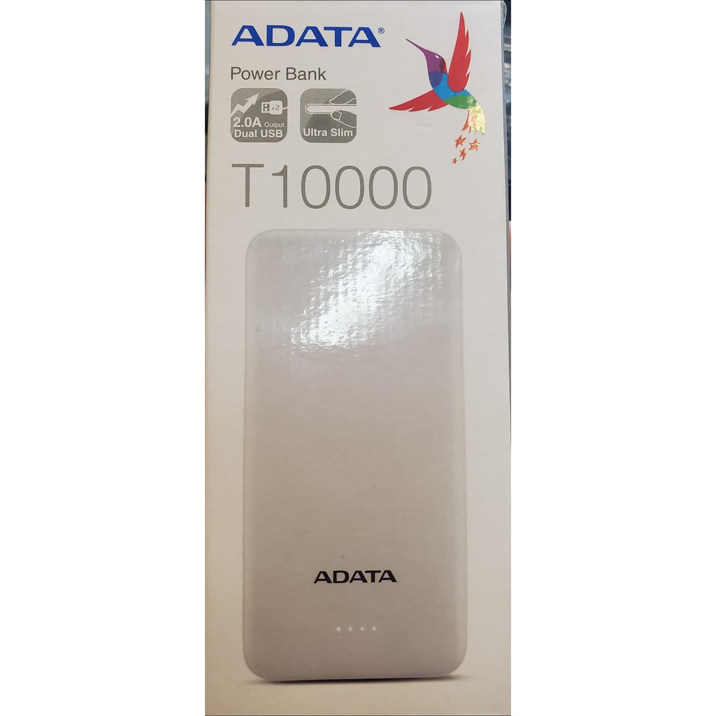 全新 ADATA 威剛 T10000 輕薄型行動電源 BSMI認證 | 蝦皮購物
