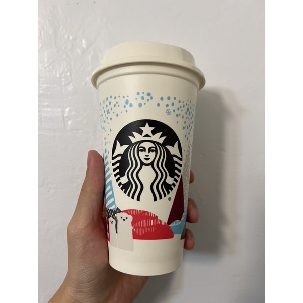 [全新限量絕版正品]Starbucks星巴克 經典Logo女神聖誕款式造型PP杯 可重複使用 | 蝦皮購物