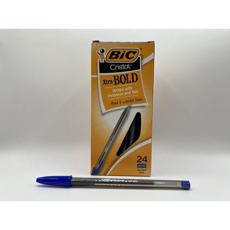 Bic Round Stic M 美國第一經典原子筆 Bic cristal xtra bold/original法國製 | 蝦皮購物