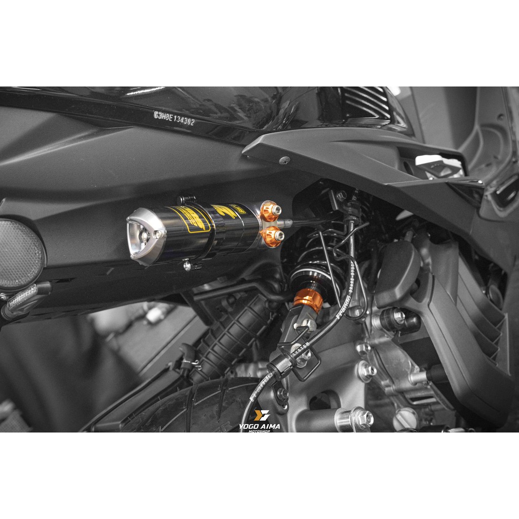 GJMS GP5-S 中置後避震 【優購愛馬】 掛瓶 高低速 可調 預載阻尼 FORCE SMAX DRG KRV | 蝦皮購物