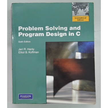 PROBLEM SOLVING AND PROGRAM DESIGN IN C | HANLY | 0321601513 | 蝦皮購物