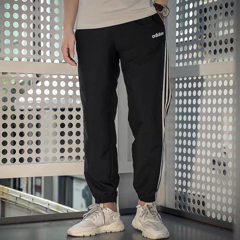 帝安諾-實體店面 ADIDAS ESSENTIALS 3-STRIPES 黑 三線 運動 縮口 長褲 男款 DQ3100 | 蝦皮購物