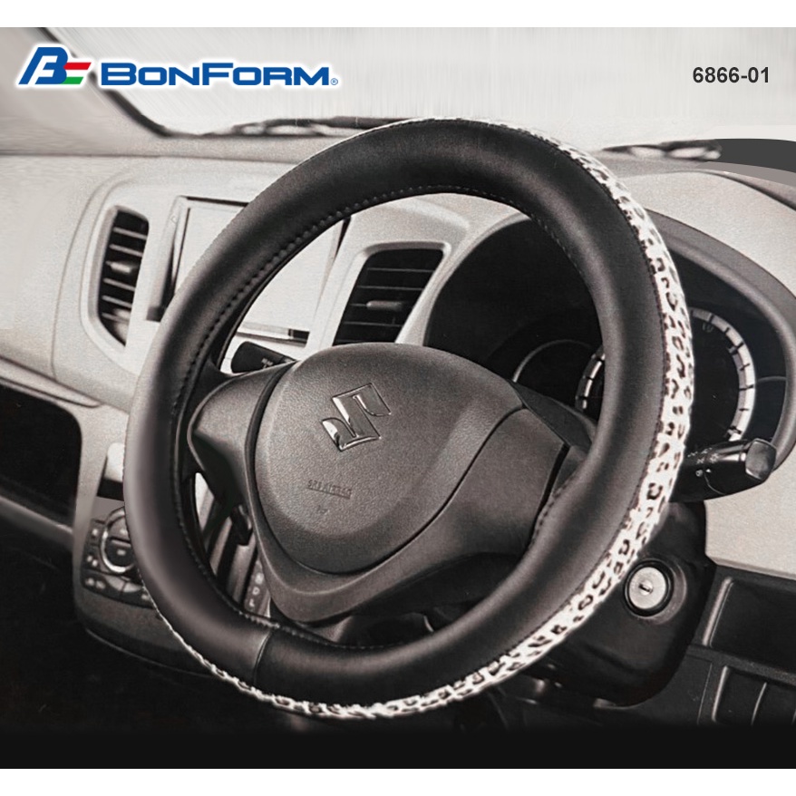 日本【BONFORM】6866-01 粉紅豹紋方向盤套-S 適用方向盤直徑36.5~37.9cm 合成皮 高質感 現貨車 | 蝦皮購物
