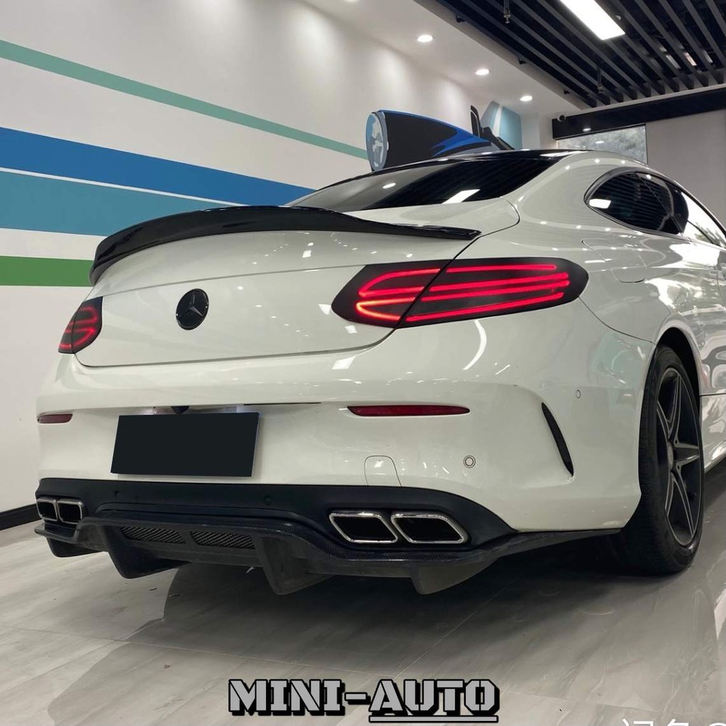 MINI-AUTO☑️ C63 COUPE PSM款 碳纖維後下擾流 後下巴改裝 BENZ C205 C43 副廠 賓士 | 蝦皮購物