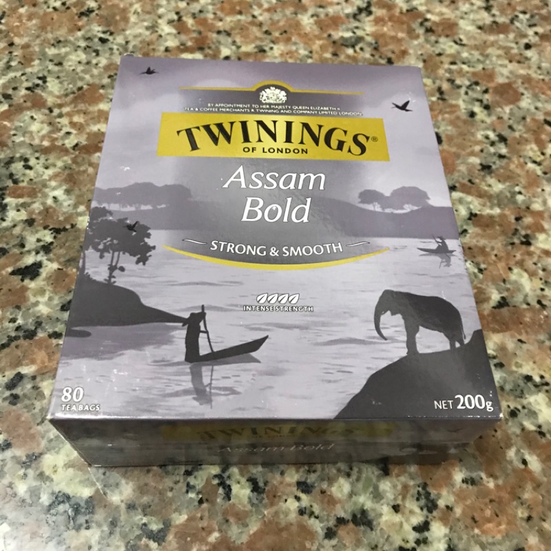 澳洲帶回 現貨 英國皇室 Twinnings 唐寧茶 Assam Bold 阿薩姆紅茶 大盒裝80入 澳洲代購 | 蝦皮購物