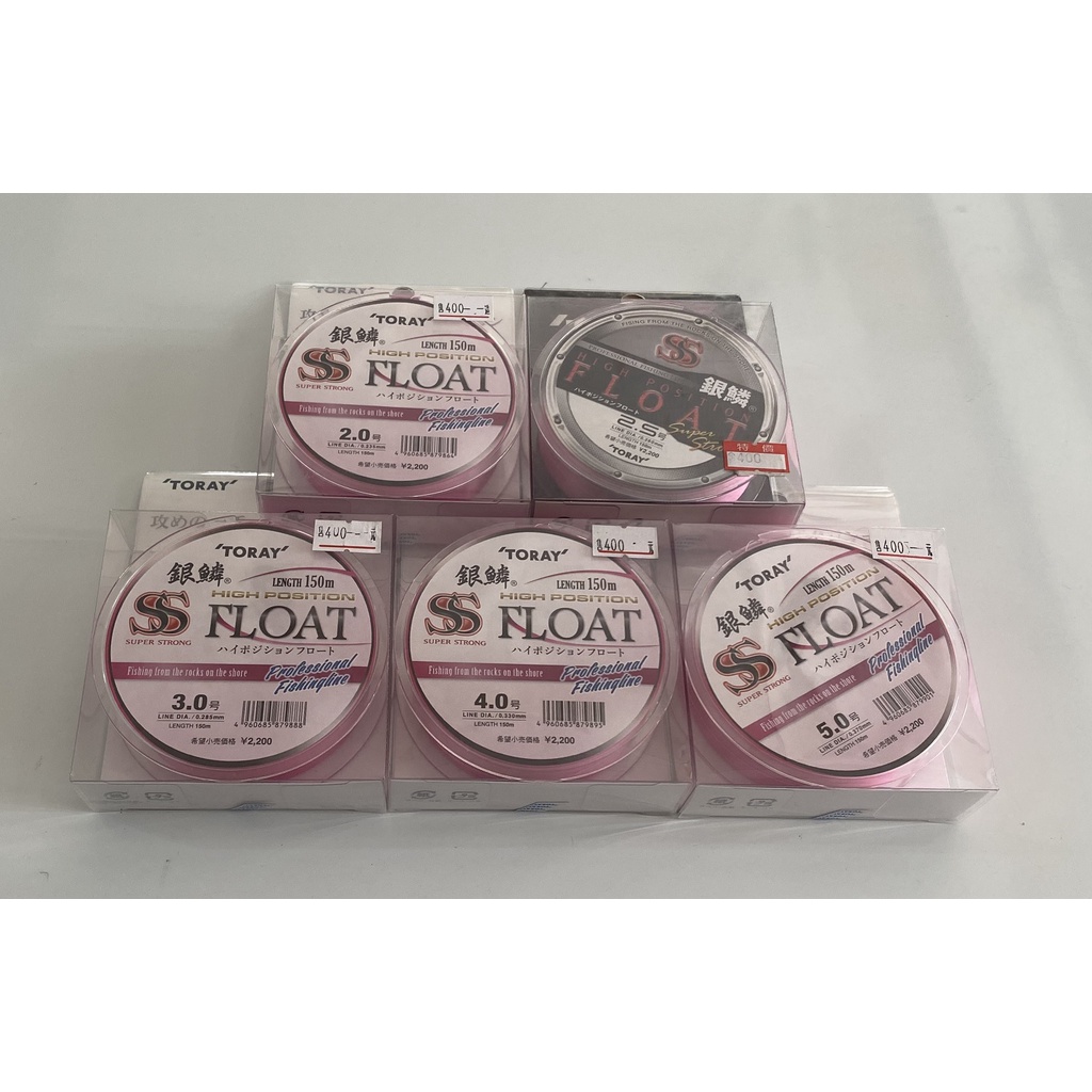 ☆鋍緯釣具網路店☆ 日本 TORAY FLOAT 銀鱗 150m 尼龍線/磯釣母線 150m 粉紅 | 蝦皮購物