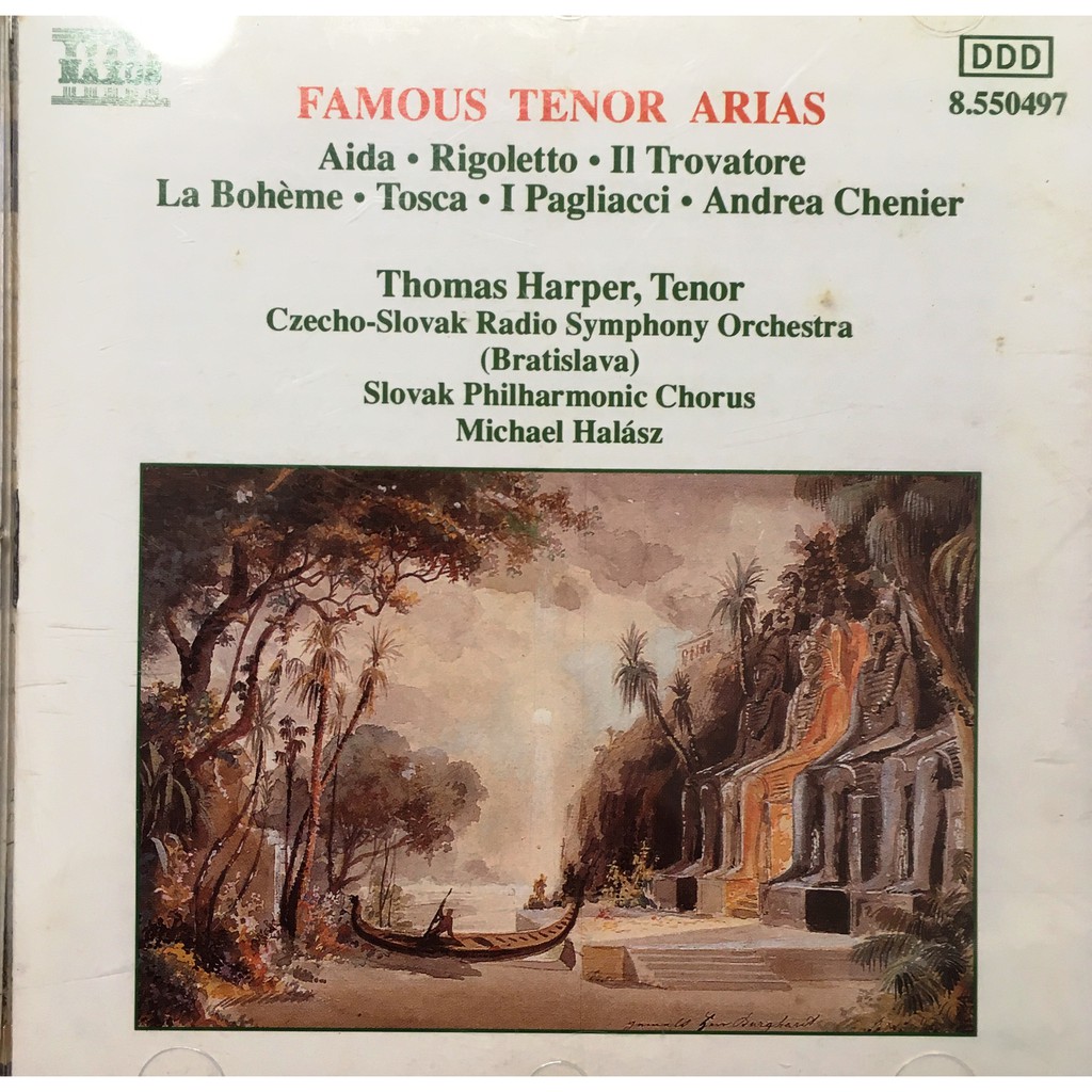 Famous Tenor Arias Thomas Harper 2手唱片 正版CD | 蝦皮購物