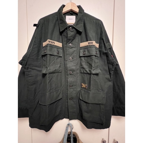 WTAPS 17AW JUNGLE SHIRT 黑 | 蝦皮購物