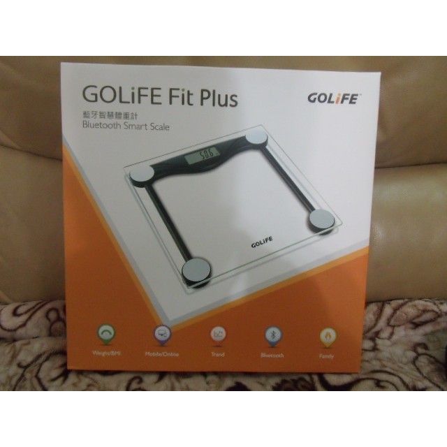 GOLiFE Fit Plus 藍牙智慧體重計 全新未拆封 原價1280 特價1000起標 | 蝦皮購物