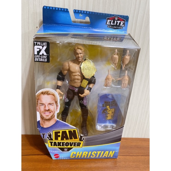 WWE 摔角公仔 Mattel elite Christian （全新） | 蝦皮購物